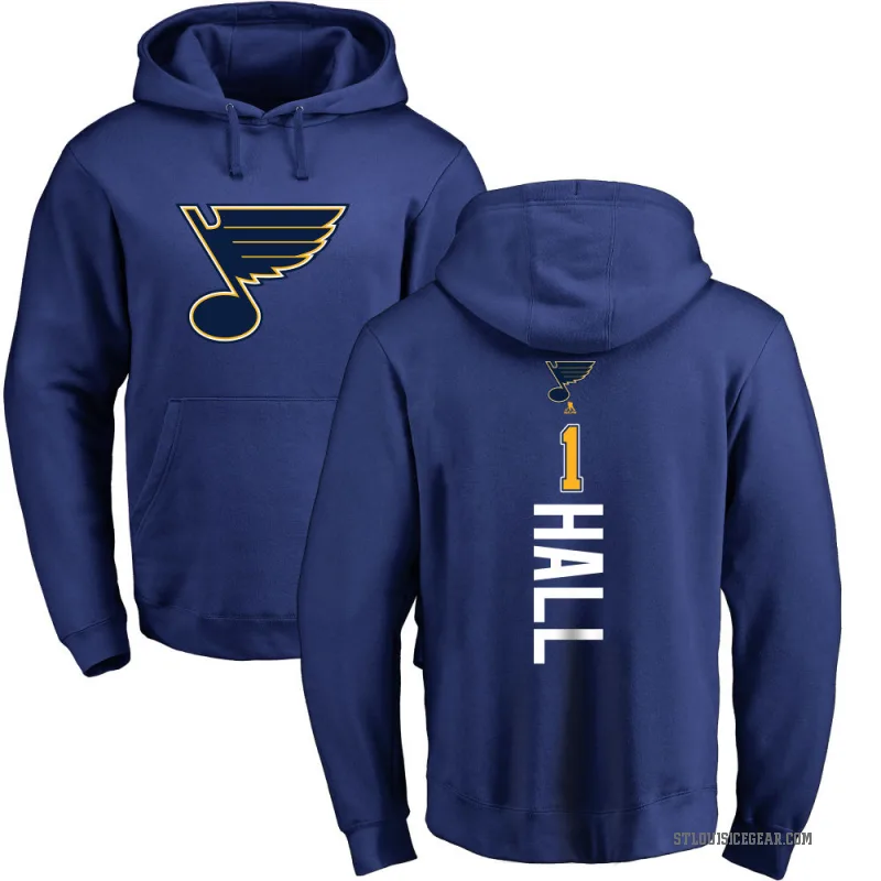 Glenn Hall Hoodie | Authentic St. Louis Blues Glenn Hall Hoodies ...
