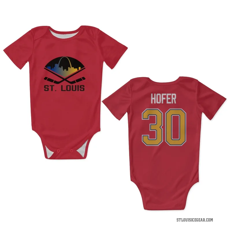 Joel Hofer Bodysuit | Authentic St. Louis Blues Joel Hofer Bodysuits ...