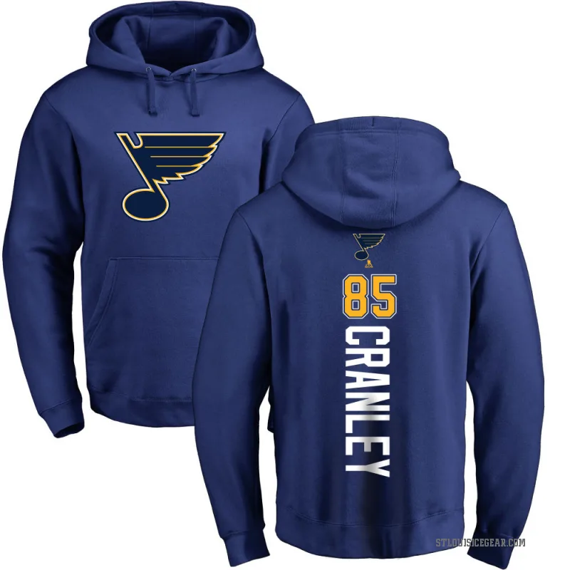 Will Cranley Hoodie | Authentic St. Louis Blues Will Cranley Hoodies ...